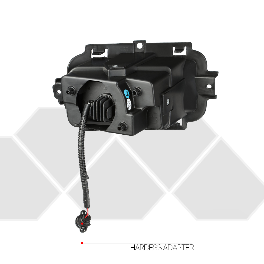 Fits 2014-2015 Chevy Silverado Smoke{6000K HI-POWER LED}Fog Light w ...