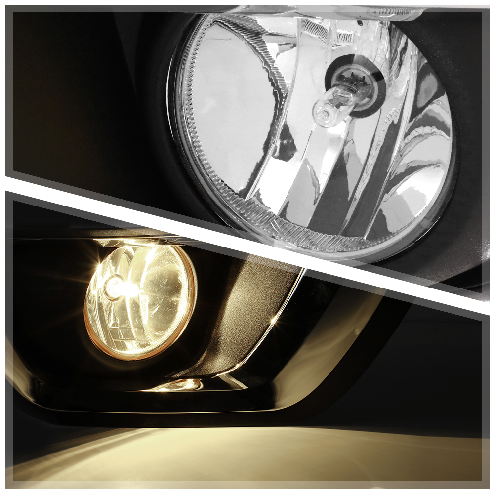 Fits 2015-2019 Chevy Colorado[Clear]Fog Light w/Switch+Harness+Chrome ...