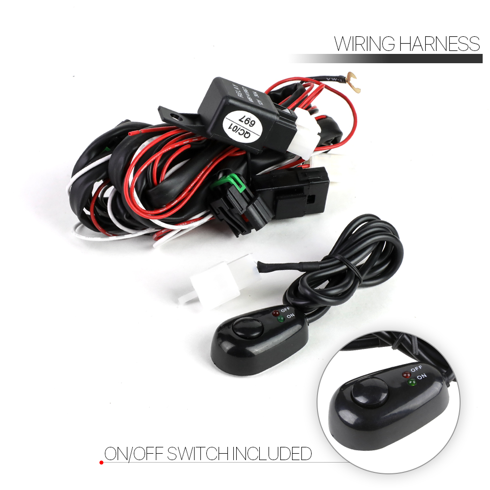 Fits 2015-2019 Chevy Colorado[Clear]Fog Light w/Switch+Harness+Chrome ...