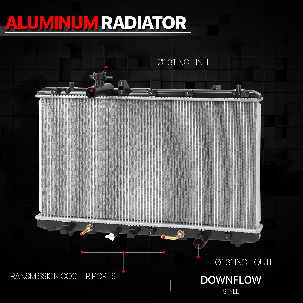 Fits 2007-2009 Suzuki SX4 AT/MT Aluminum Factory Replacement Radiator ...